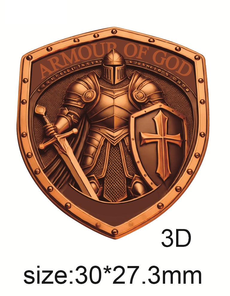 Knights Templar Armour Of God Lapel Pin – Military Remembrance Pins