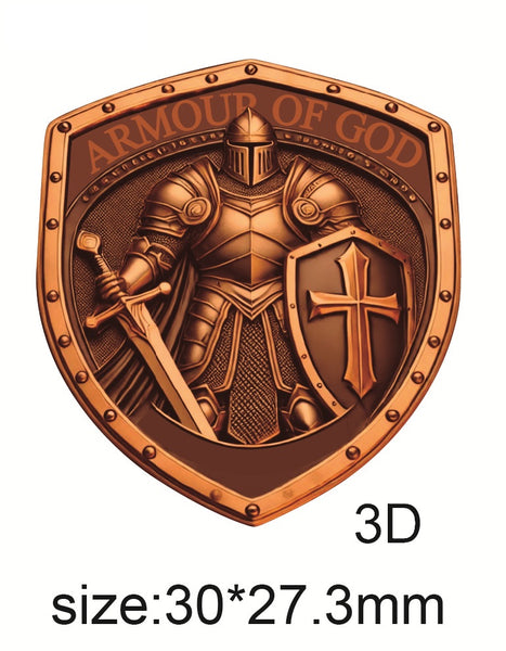 Knights Templar Armour Of God Lapel Pin – Military Remembrance Pins