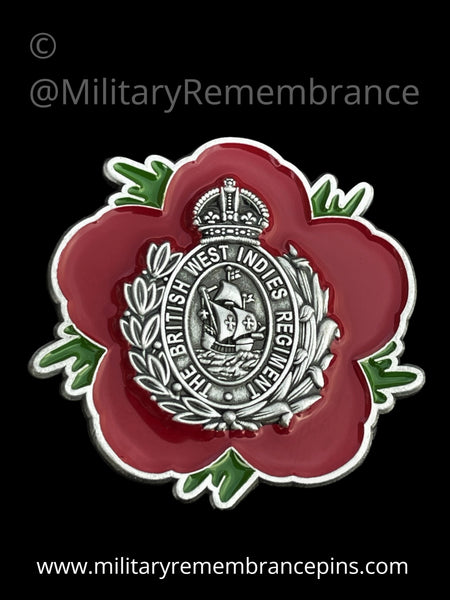 British West Indies Regiment BWIR Remembrance Flower – Military ...