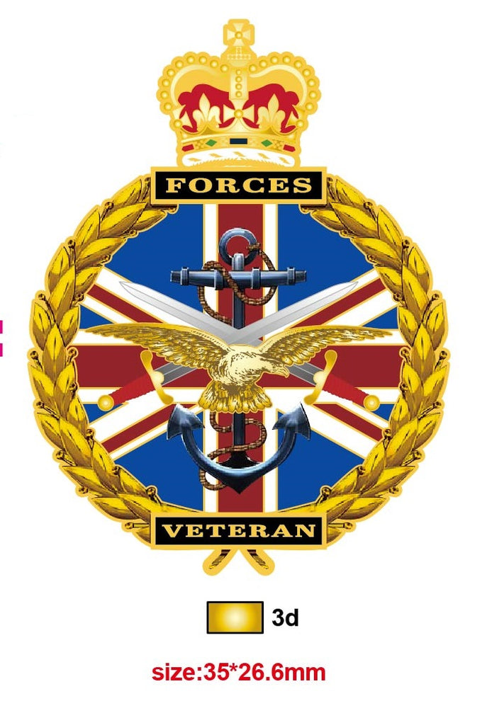 HM Armed Forces Veteran Lapel Pin – Military Remembrance Pins