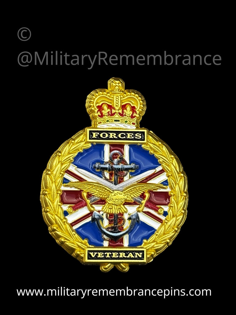 HM Armed Forces Veteran Lapel Pin – Military Remembrance Pins