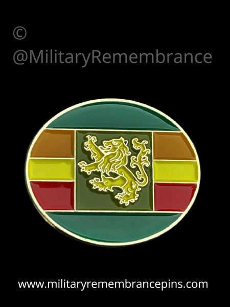 Home Defence Force HDF (V) Colours Lapel Pin – Military Remembrance Pins