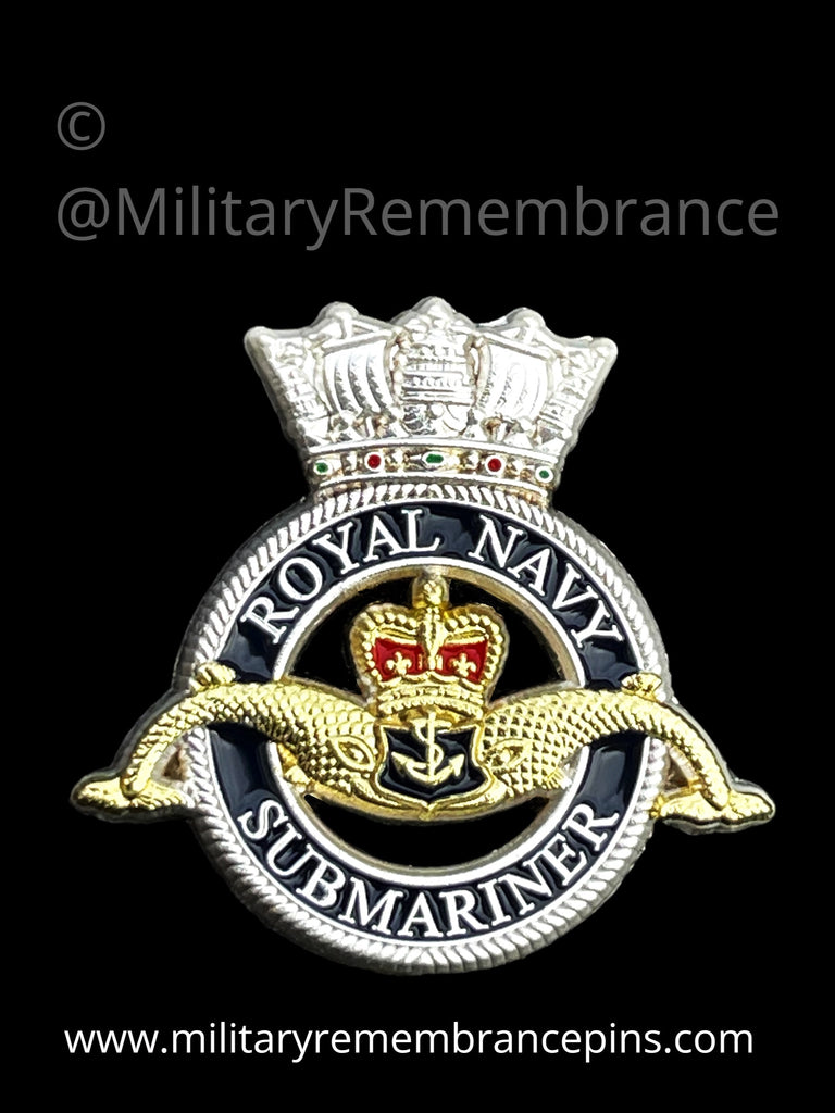 HM Submariners Royal Navy Lapel Pin – Military Remembrance Pins