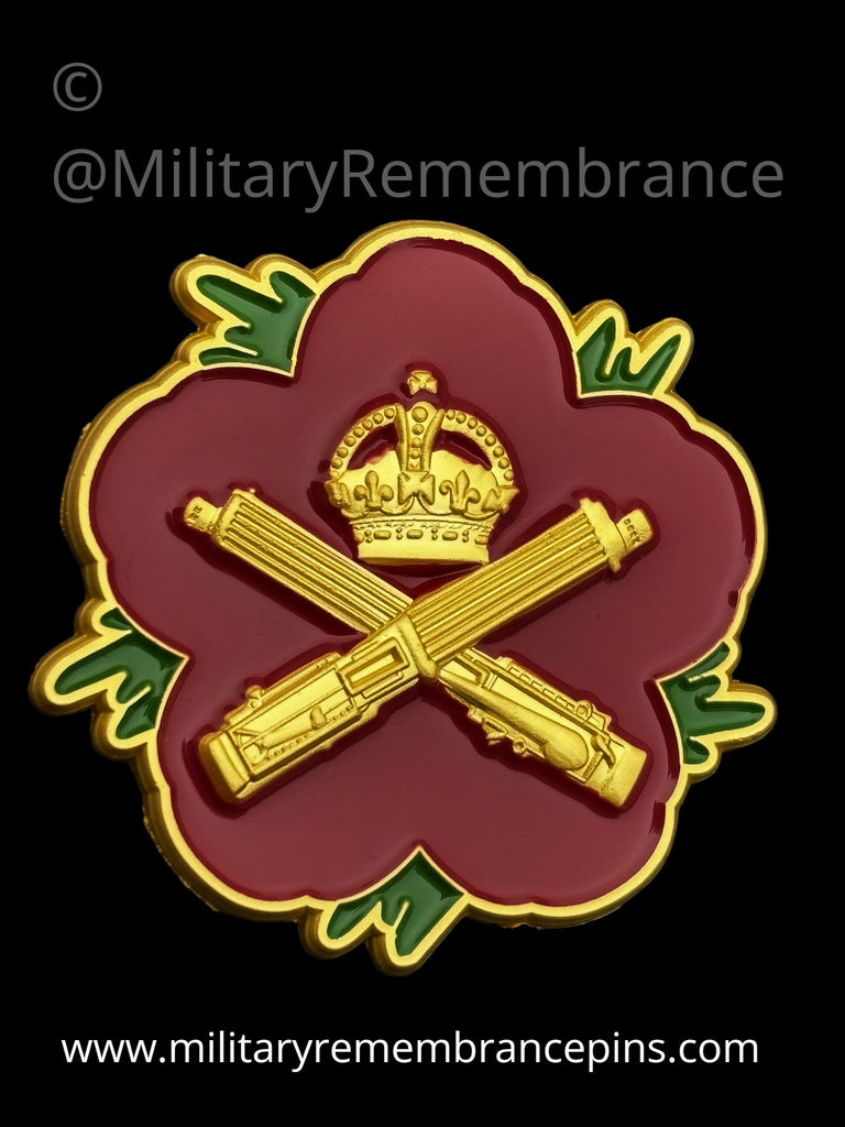 Machine Gun Corps MGC Remembrance Flower Lapel Pin – Military ...