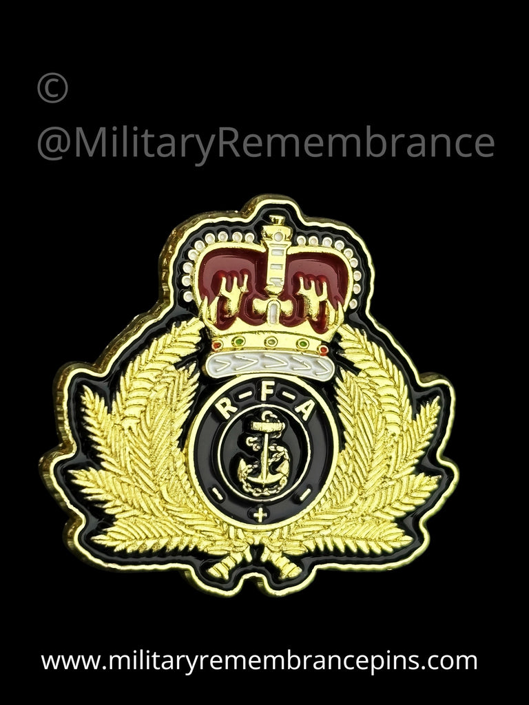Royal Fleet Auxiliary RFA Crest Lapel Pin – Military Remembrance Pins