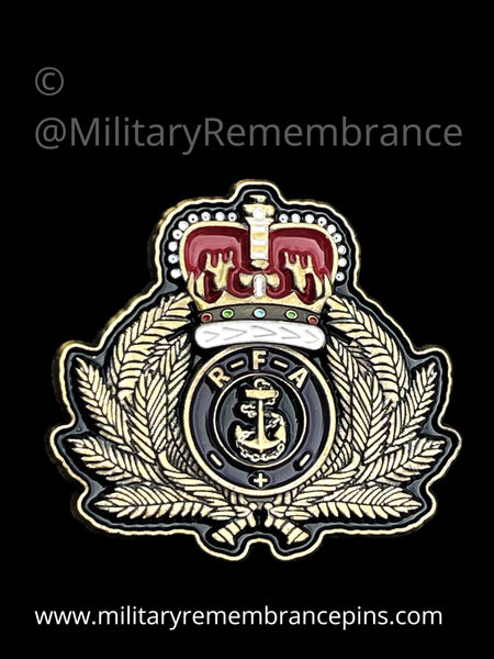 Royal Fleet Auxiliary RFA Crest Lapel Pin – Military Remembrance Pins
