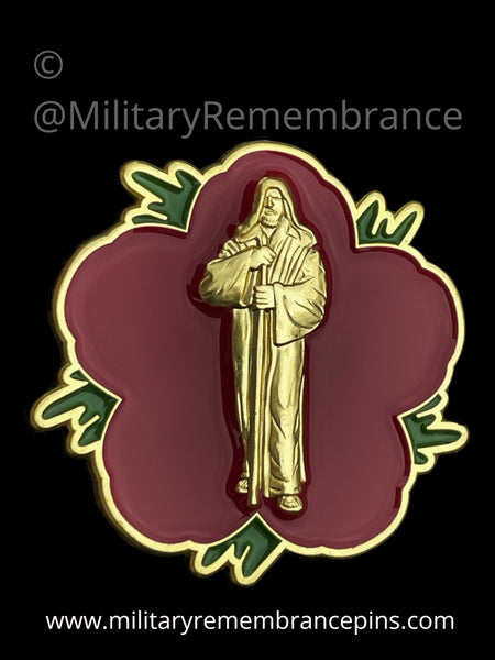 SAS Pilgrim Remembrance Flower Lapel Pin – Military Remembrance Pins