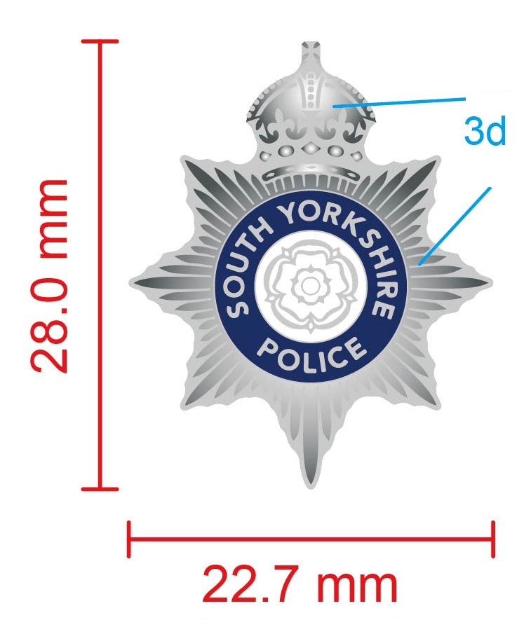 South Yorkshire Police KC Crest Lapel Pin – Military Remembrance Pins