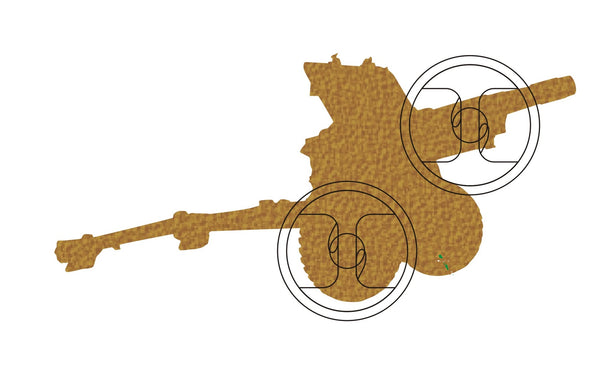 L5 105mm Pack Howitzer Lapel Pin – Military Remembrance Pins