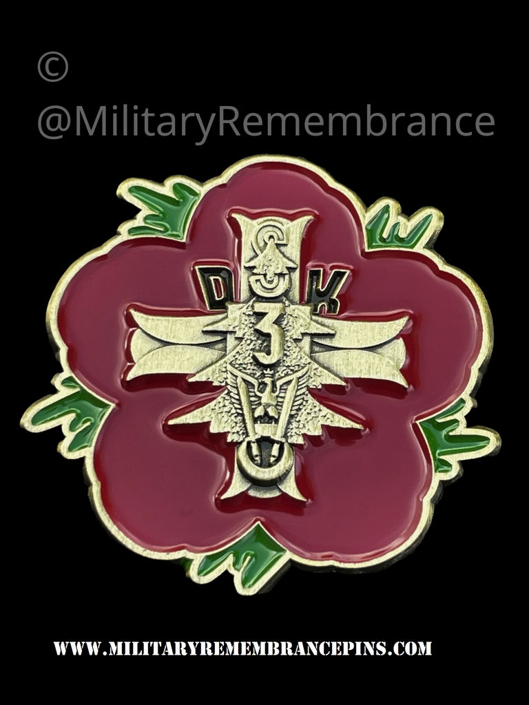 3rd Carpathian Rifle Division (Poland) Remembrance Flower Lapel Pin ...