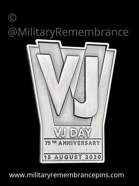 75th Anniversary Victory In Japan Day VJ Day Lapel Pin – Military ...