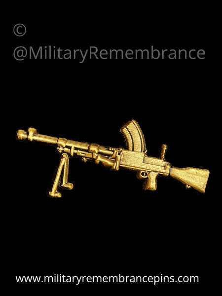 Bren Light Machine Gun Lapel Pin – Military Remembrance Pins