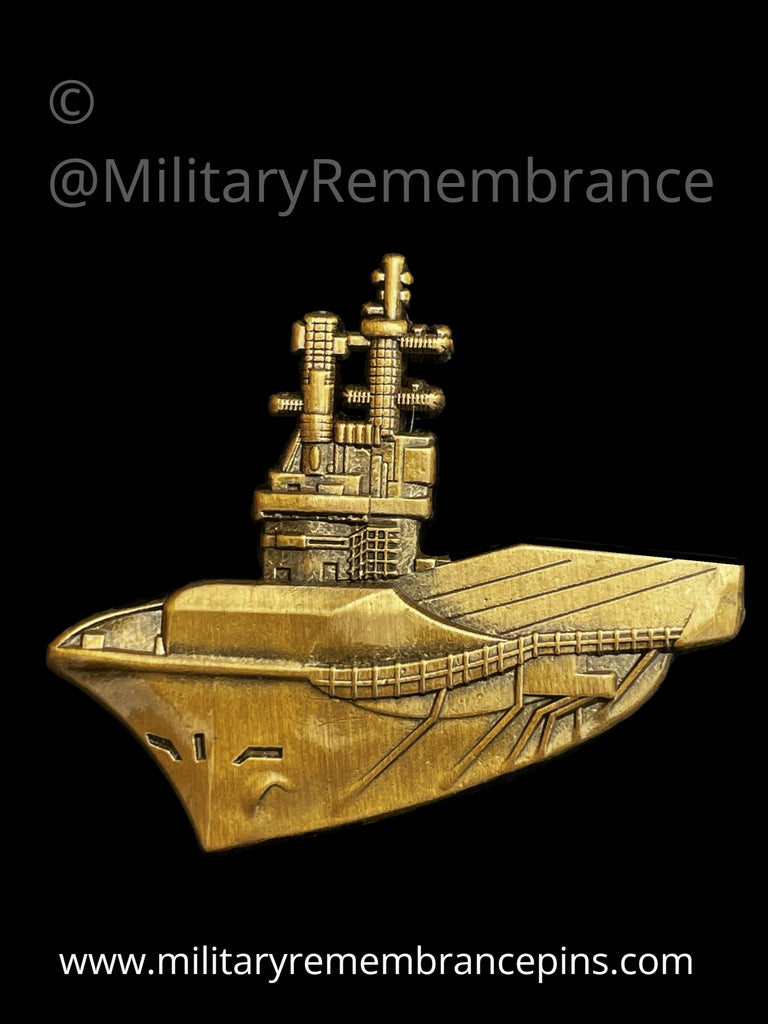 Centaur Class Royal Navy Aircraft Carrier Ship Lapel Pin – Military ...