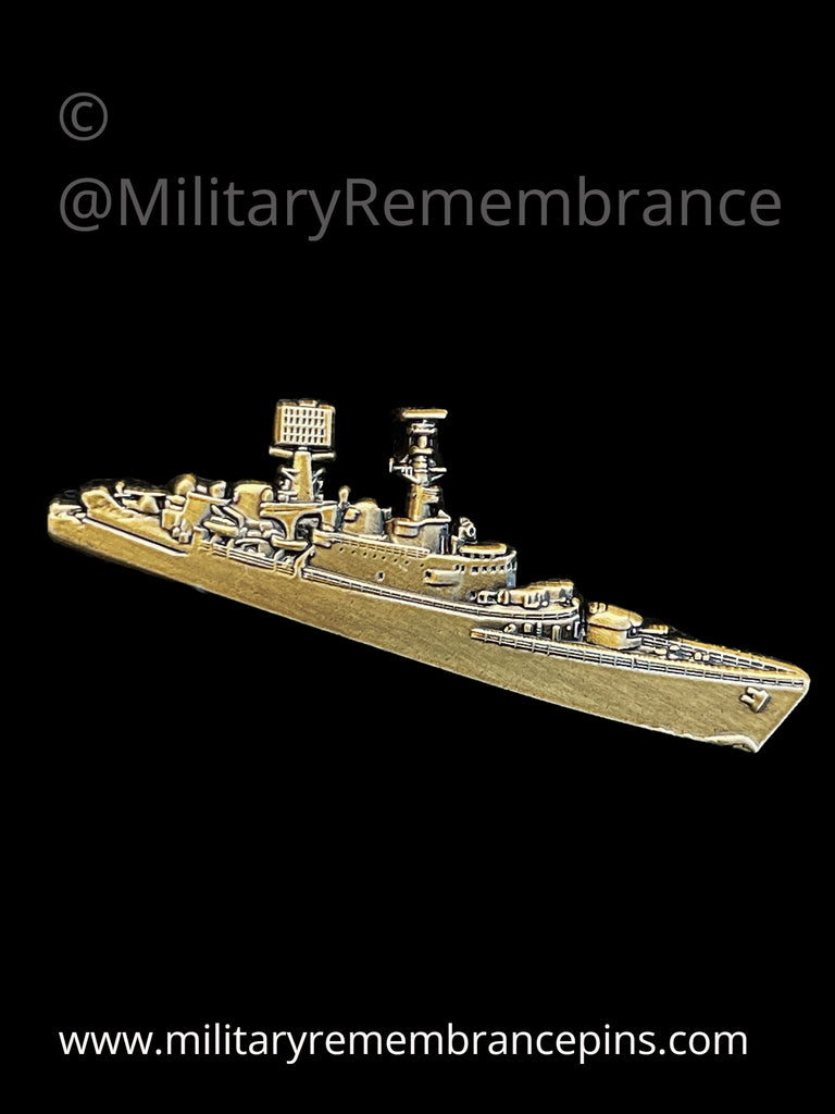 County Class Destroyer Ship Royal Navy Lapel Pin – Military Remembrance ...