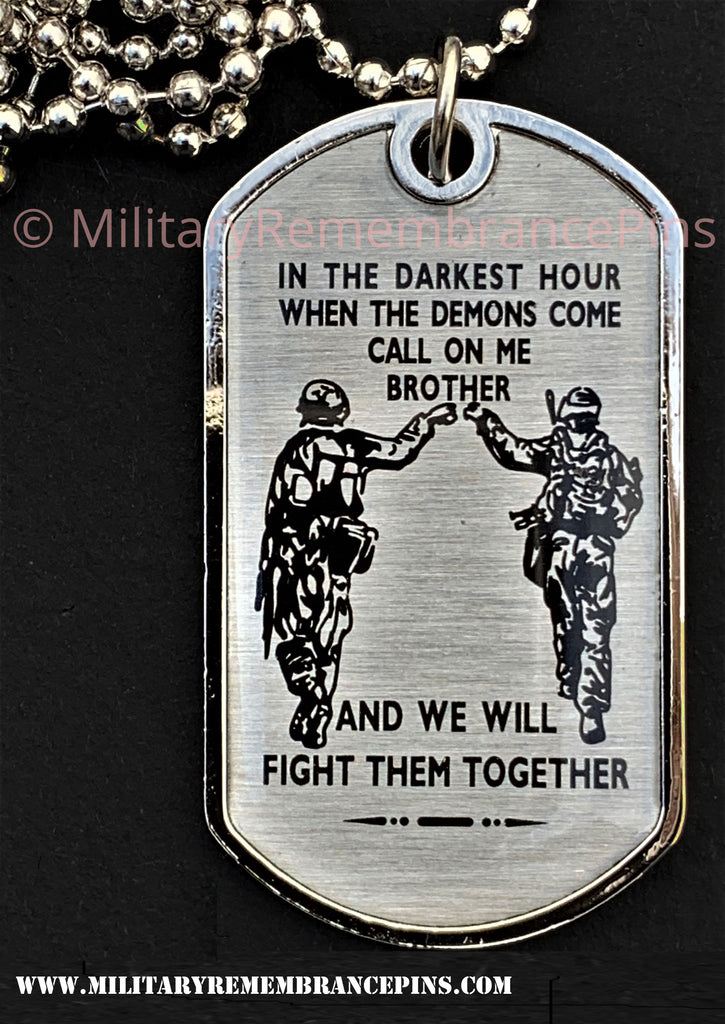 Generic Military Dog Tag – Military Remembrance Pins