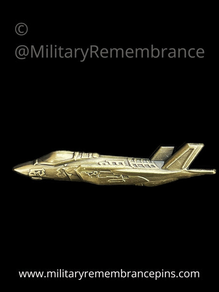 F35 Lightning Military Aircraft Lapel Pin – Military Remembrance Pins