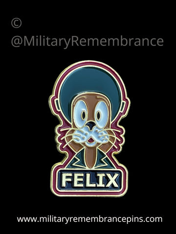 Felix The Cat EOD Mascot Lapel Pin – Military Remembrance Pins