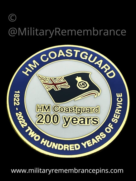 HM Coastguard HMCG 200 Years Lapel Pin – Military Remembrance Pins
