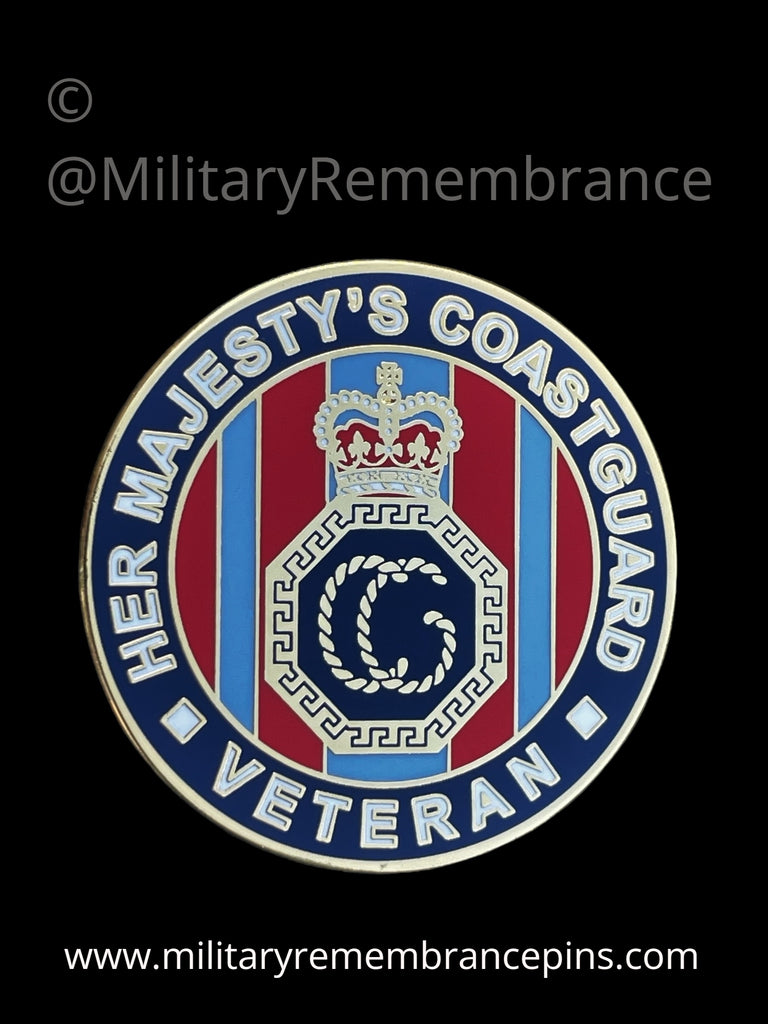 HM Coastguard HMCG Veteran Lapel Pin – Military Remembrance Pins