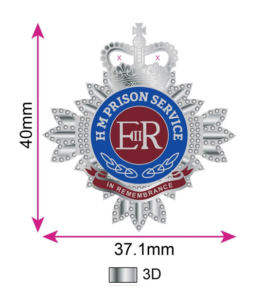 Her Majesty's Prison Service Bathstar In Remembrance Lapel Pin ...