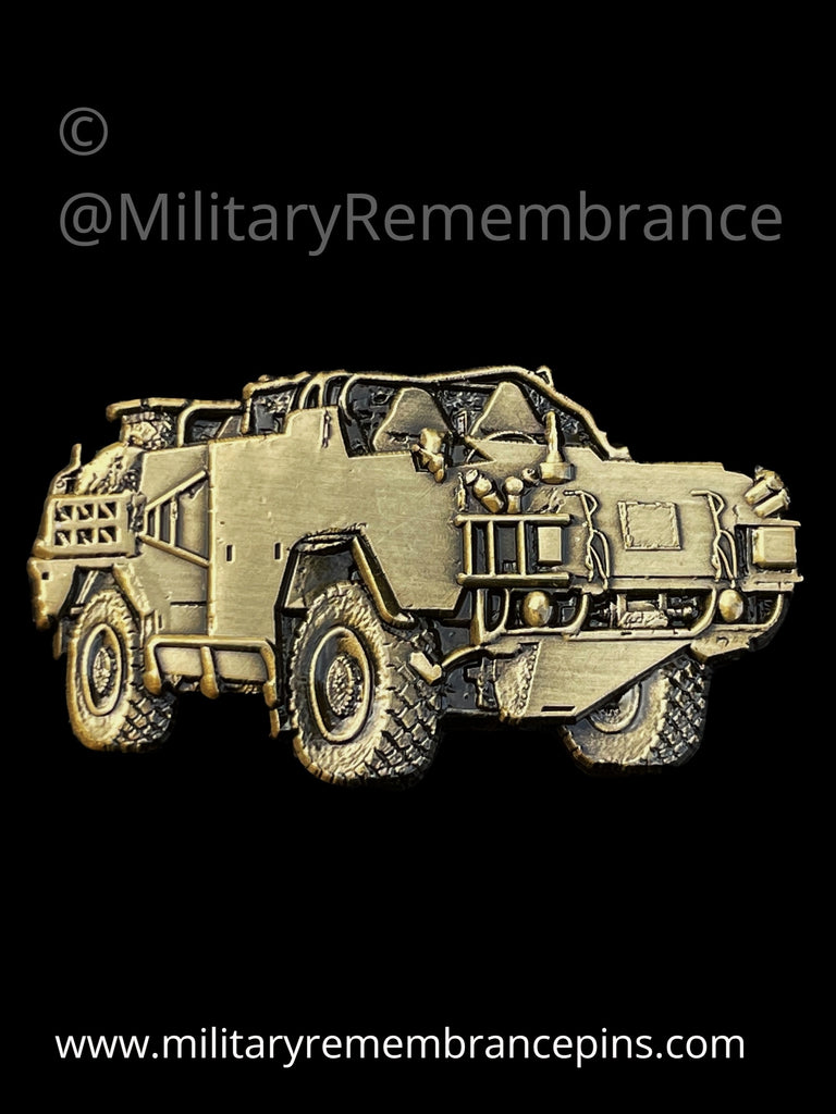 Supacat Jackal Reconnaissance Vehicle Lapel Pin – Military Remembrance Pins
