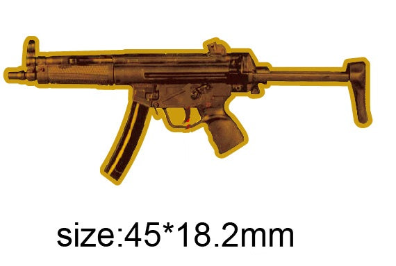 Heckler & Koch MP5 Submachine Weapon Lapel Pin – Military Remembrance Pins