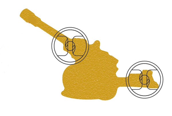 L118 light gun M119 Howitzer Lapel Pin – Military Remembrance Pins