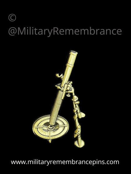 L16 81mm Mortar Weapon System Lapel Pin – Military Remembrance Pins