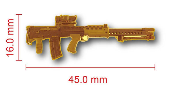 Light Support Weapon LSW Rifle Lapel Pin – Military Remembrance Pins