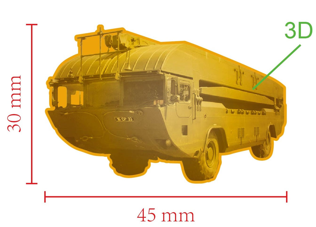 Royal Engineers M3 Amphibious Rig Pontoon Vehicle Lapel Pin – Military ...