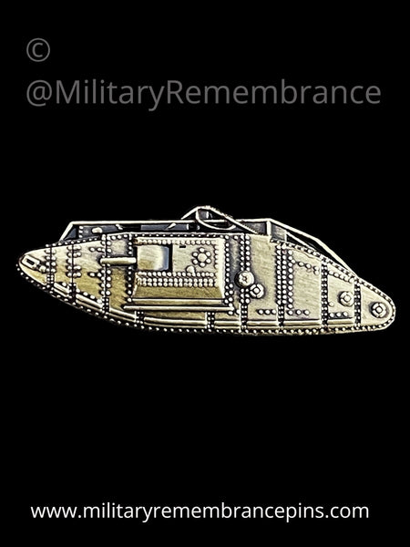 Mk IV Tank Lapel Pin Bronze (MKIV) – Military Remembrance Pins