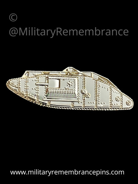 Mk IV Tank Lapel Pin Gold (MKIV) – Military Remembrance Pins