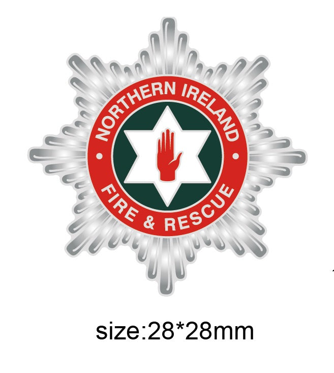 Northern Ireland Fire & Rescue Service Crest Lapel Pin – Military ...