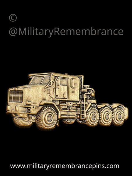 Oshkosh HET M1070F Tank Transporter Vehicle Lapel Pin – Military ...