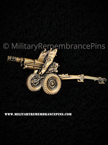 L5 105mm Pack Howitzer Lapel Pin – Military Remembrance Pins