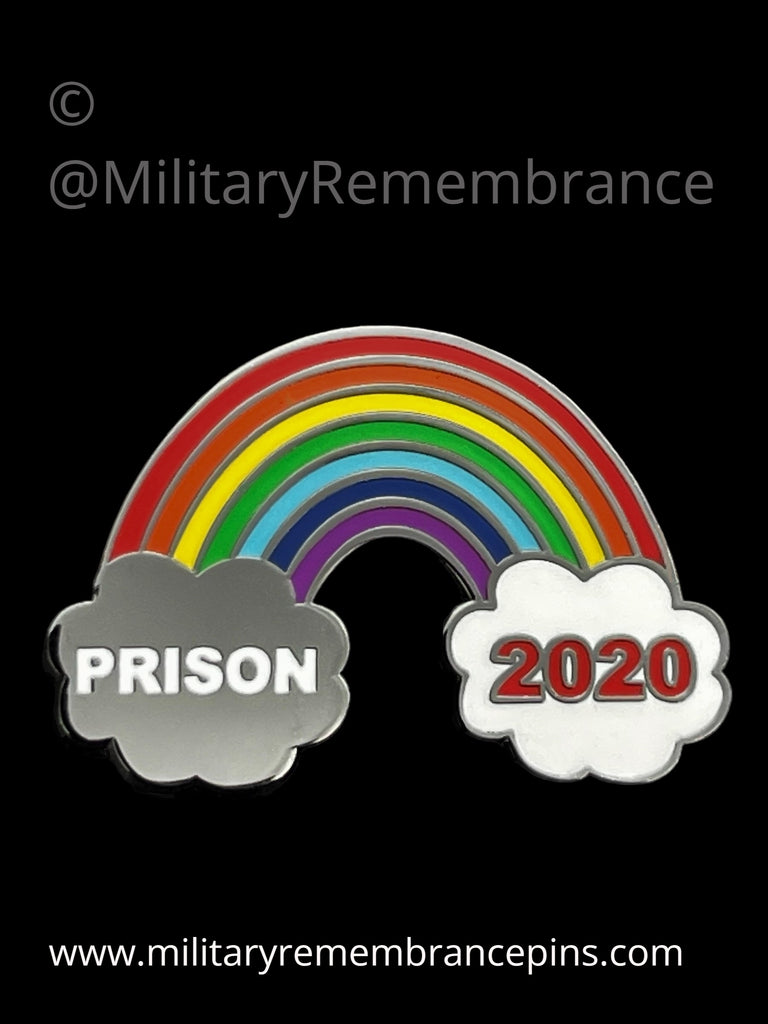 Prison Service Rainbow 2020 Support Lapel Pin – Military Remembrance Pins