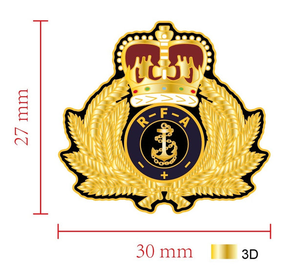 Royal Fleet Auxiliary RFA Crest Lapel Pin – Military Remembrance Pins