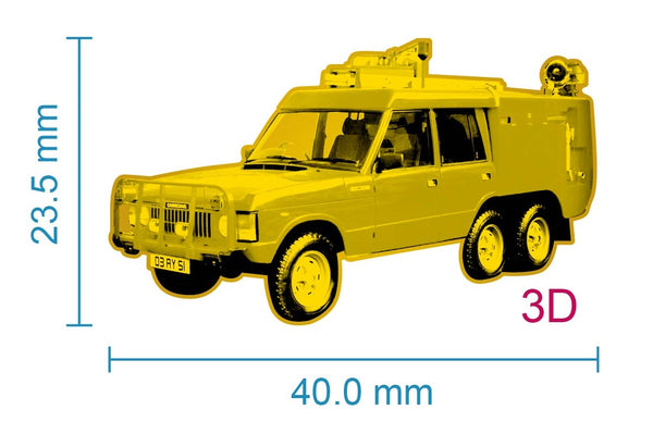 Range Rover 6x4 Carmichael Vehicle Lapel Pin – Military Remembrance Pins
