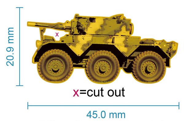 Saladin AFV FV601 Lapel Pin Badge – Military Remembrance Pins