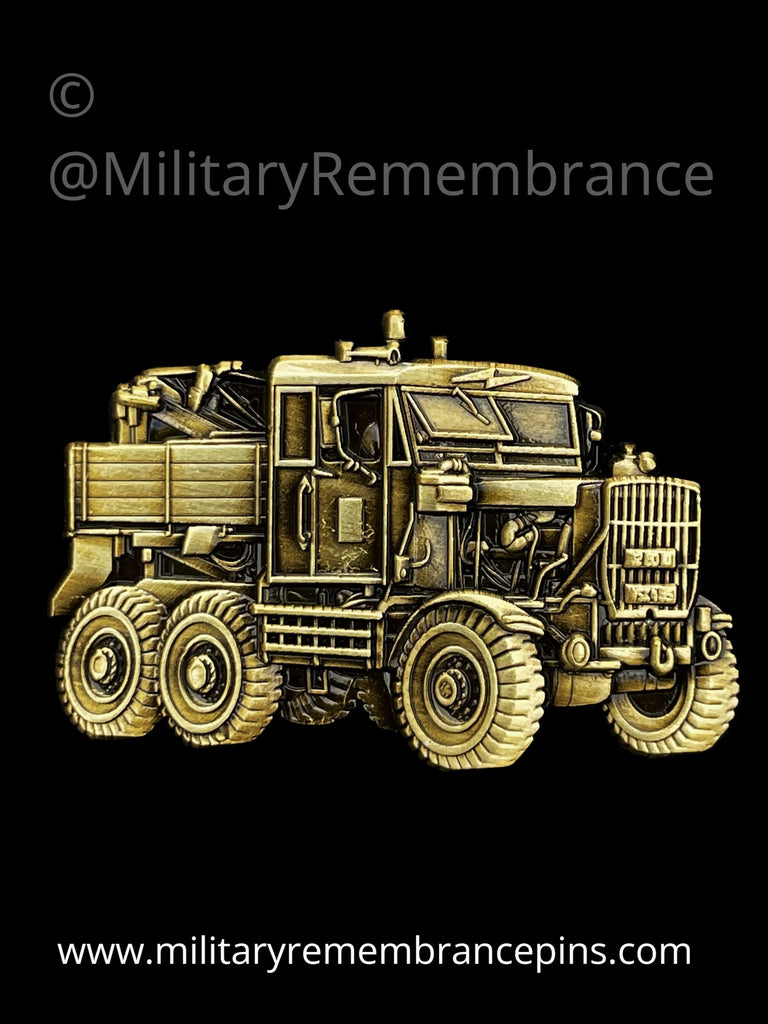 Scammell Explorer Recovery Vehicle Lapel Pin – Military Remembrance Pins