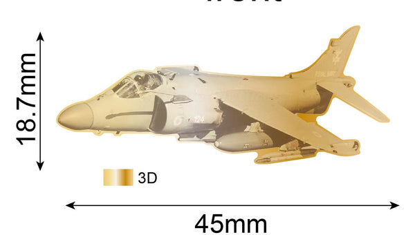 Sea Harrier Royal Navy Lapel Pin – Military Remembrance Pins