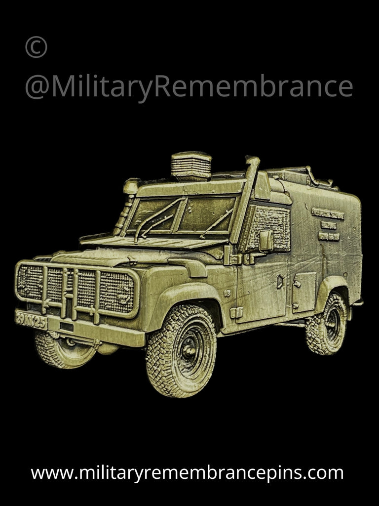 Snatch Land Rover Vehicle Lapel Pin – Military Remembrance Pins