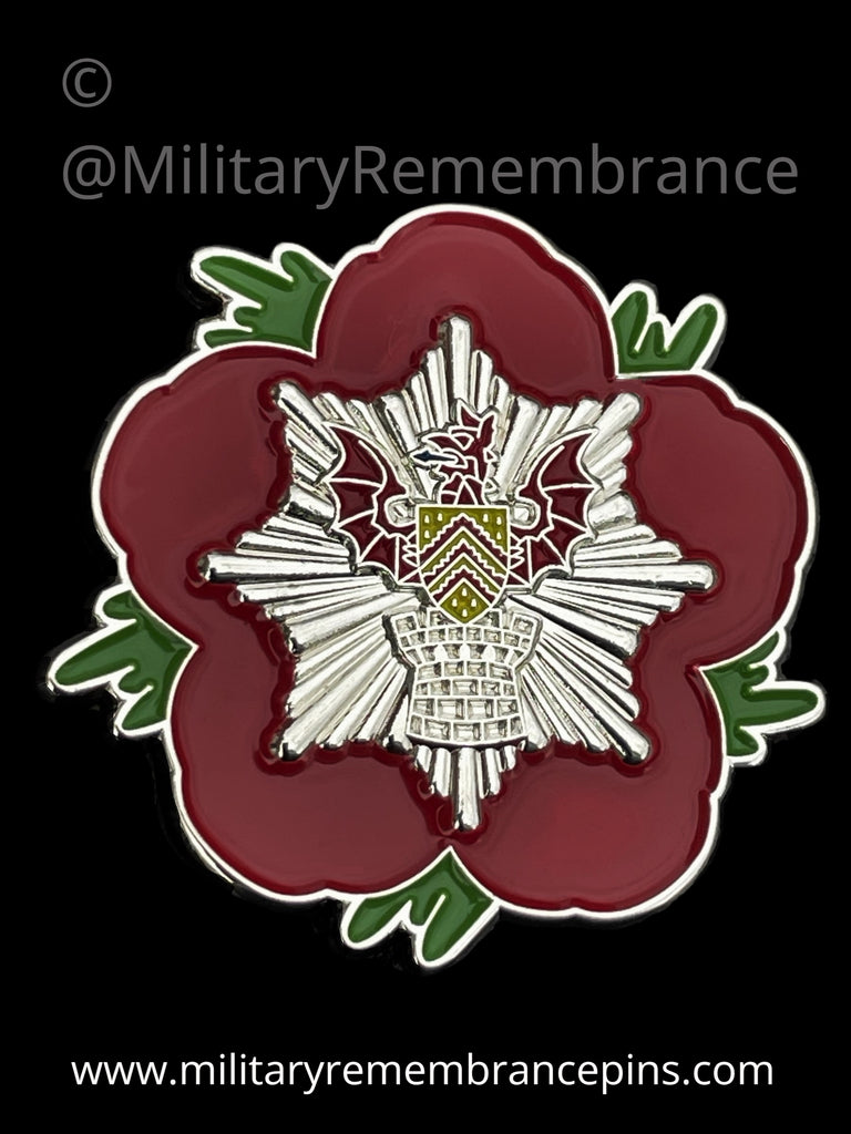 South Wales Fire & Rescue Remembrance Flower Lapel Pin – Military ...