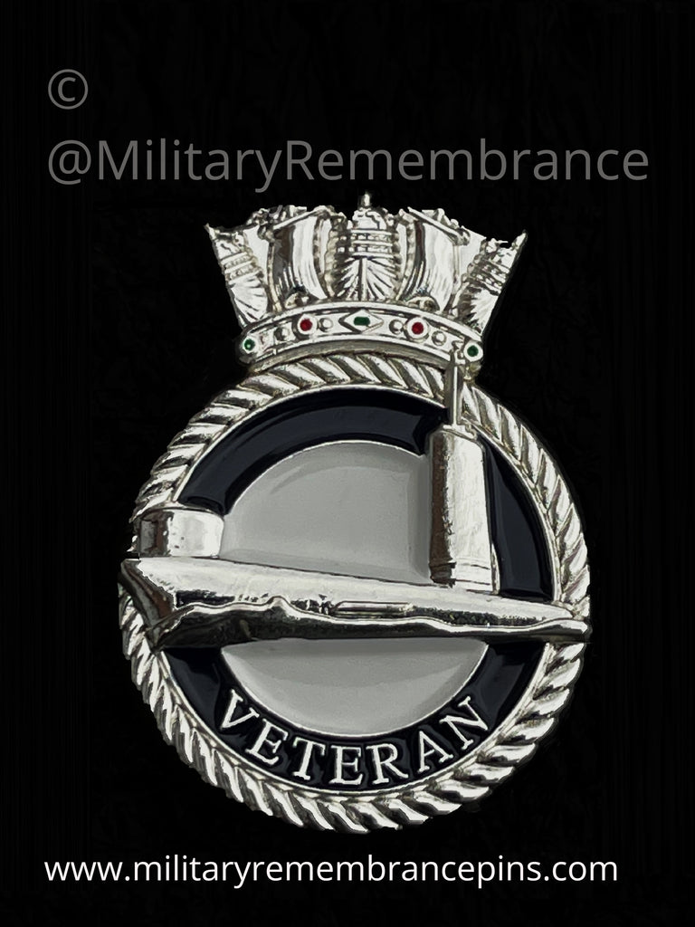 HM Submariners Veteran Royal Navy Lapel Pin – Military Remembrance Pins