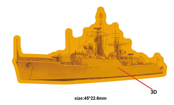 Leopard Class Frigate Type 41 Royal Navy Ship Lapel Pin – Military ...