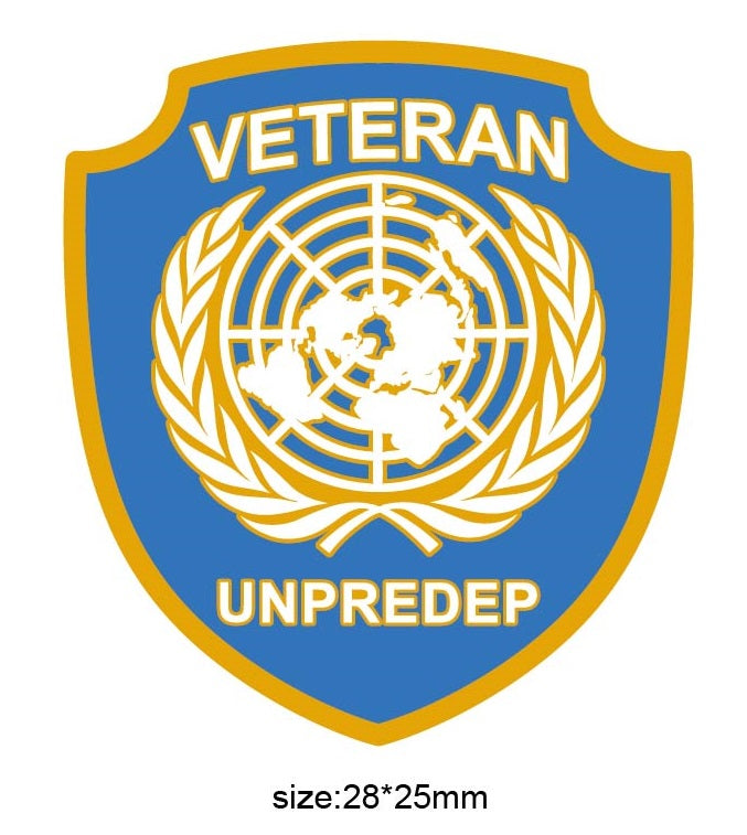 United Nations UN UNPREDEP Shield Lapel Pin – Military Remembrance Pins