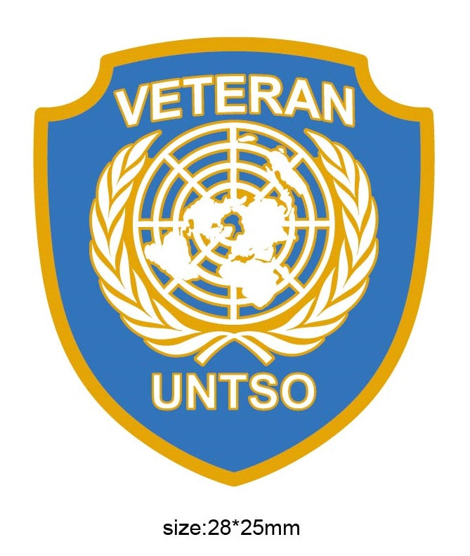 United Nations UN UNTSO Shield Lapel Pin – Military Remembrance Pins