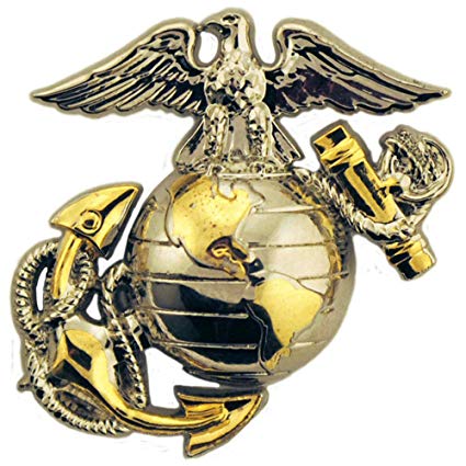 United States Marine Corps USMC Remembrance Flower Lapel Pin – Military ...