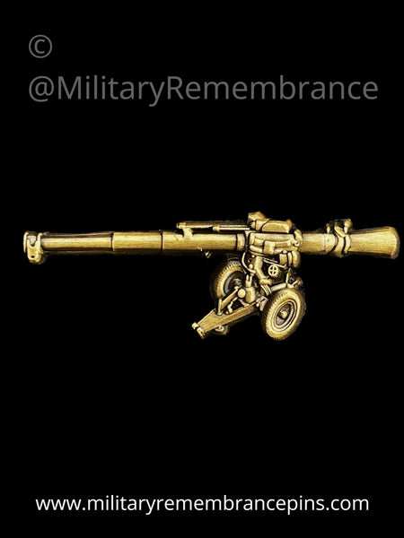 Wombat 120mm BAT Recoilless Rifle Lapel Pin – Military Remembrance Pins